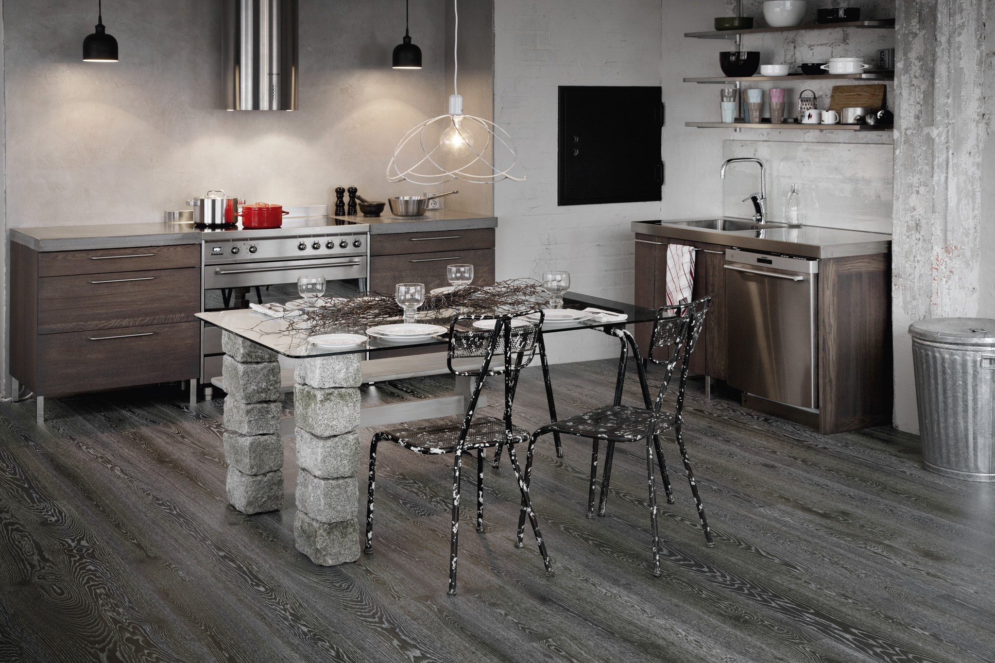 Столешница серая под дерево для кухни (32 фото) - красивые картинки и ...